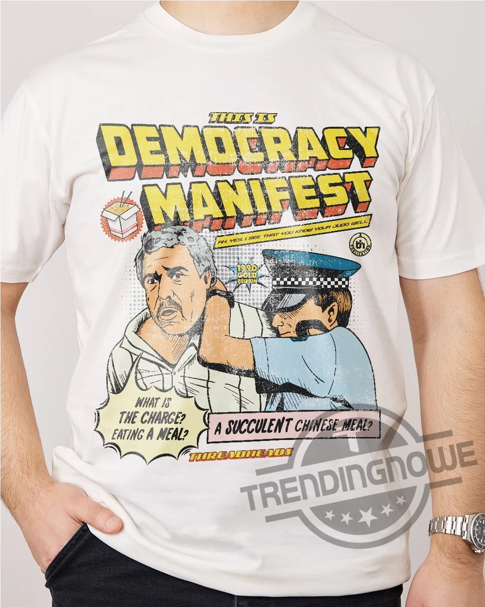 [WHITE] This Is Democracy Manifest Shirt-trungten-6g6a7 - Walmart.com