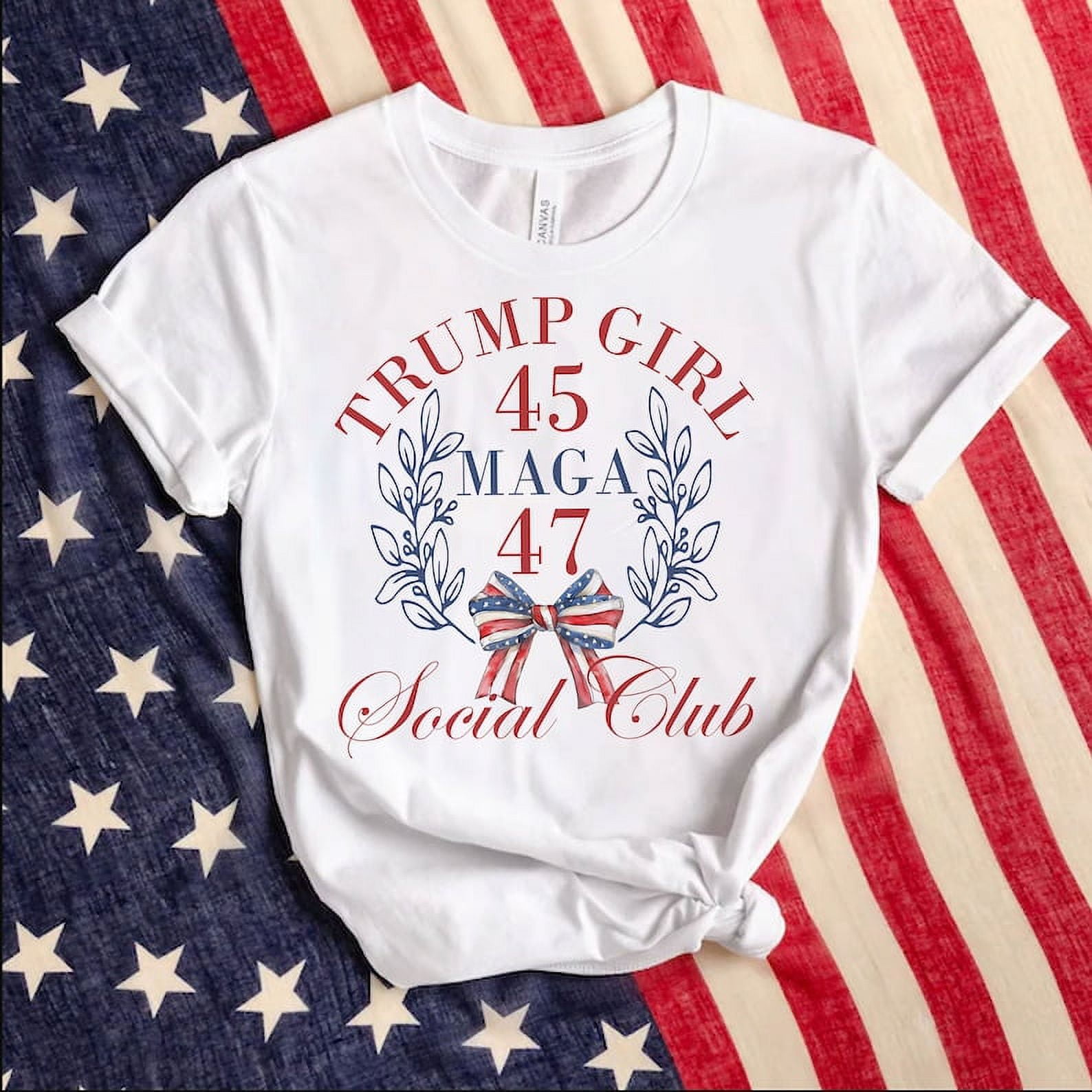 [WHITE] Trump Girl , American 4th Of July , 4th Of July , America ...