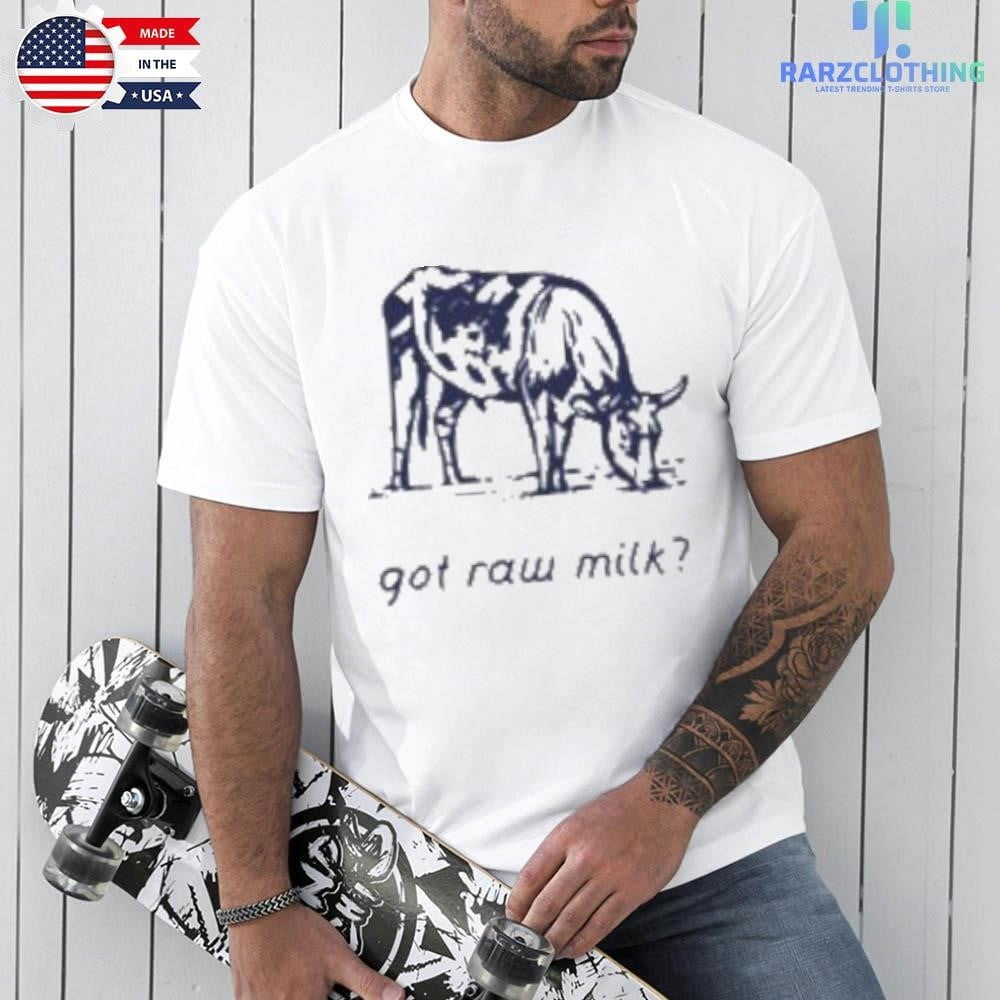 [WHITE] Turning Point Usa Raw Milk 2024 Shirt - Walmart.com
