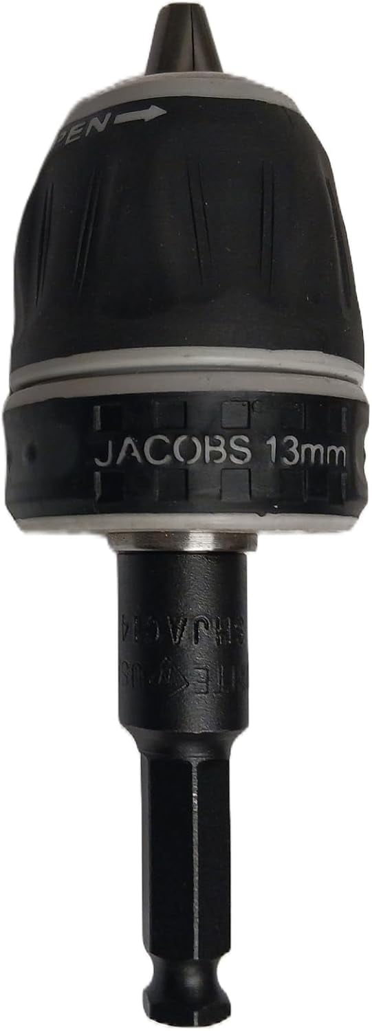 WHITE USA-1/2" KEYLESS CHUCK WITH 7/16" SHANK ADAPTER SHJAC14KLP ...