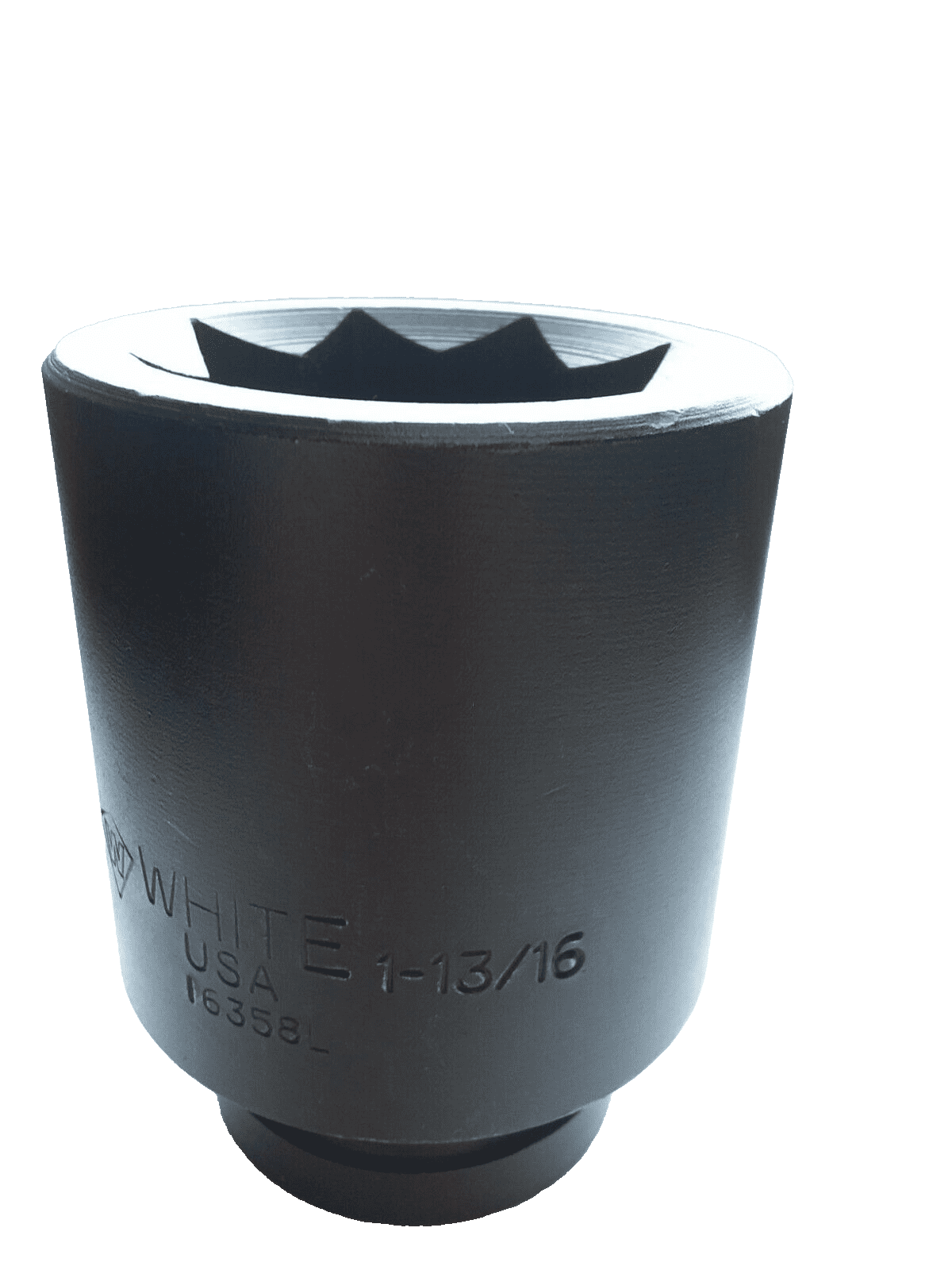 WHITE USA Track Socket 1" Drive, 1-13/16" 8 Point Deep Impact Socket ...