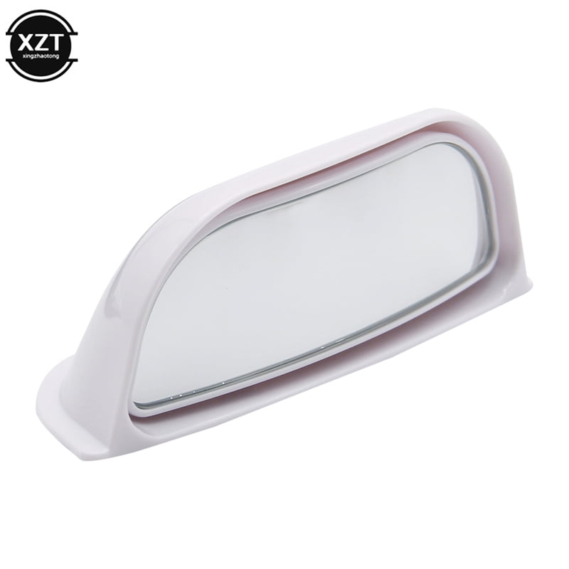 WHITE-Universal Car Rear View Mirror Wide-angle Blind Spot Mirror ...