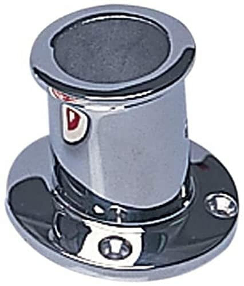 WHITECAP Top Mount Flag Pole Socket - CP/Brass 3/4" Tube I.D. - Walmart.com