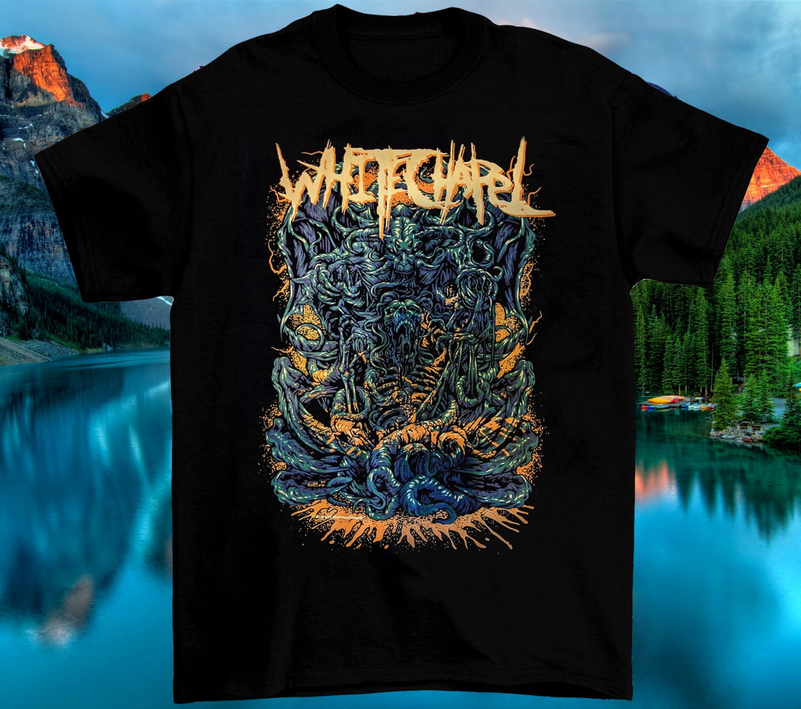 WHITECHAPEL New Type System 100% Cotton Black All Size Gift Shirt AG617 ...