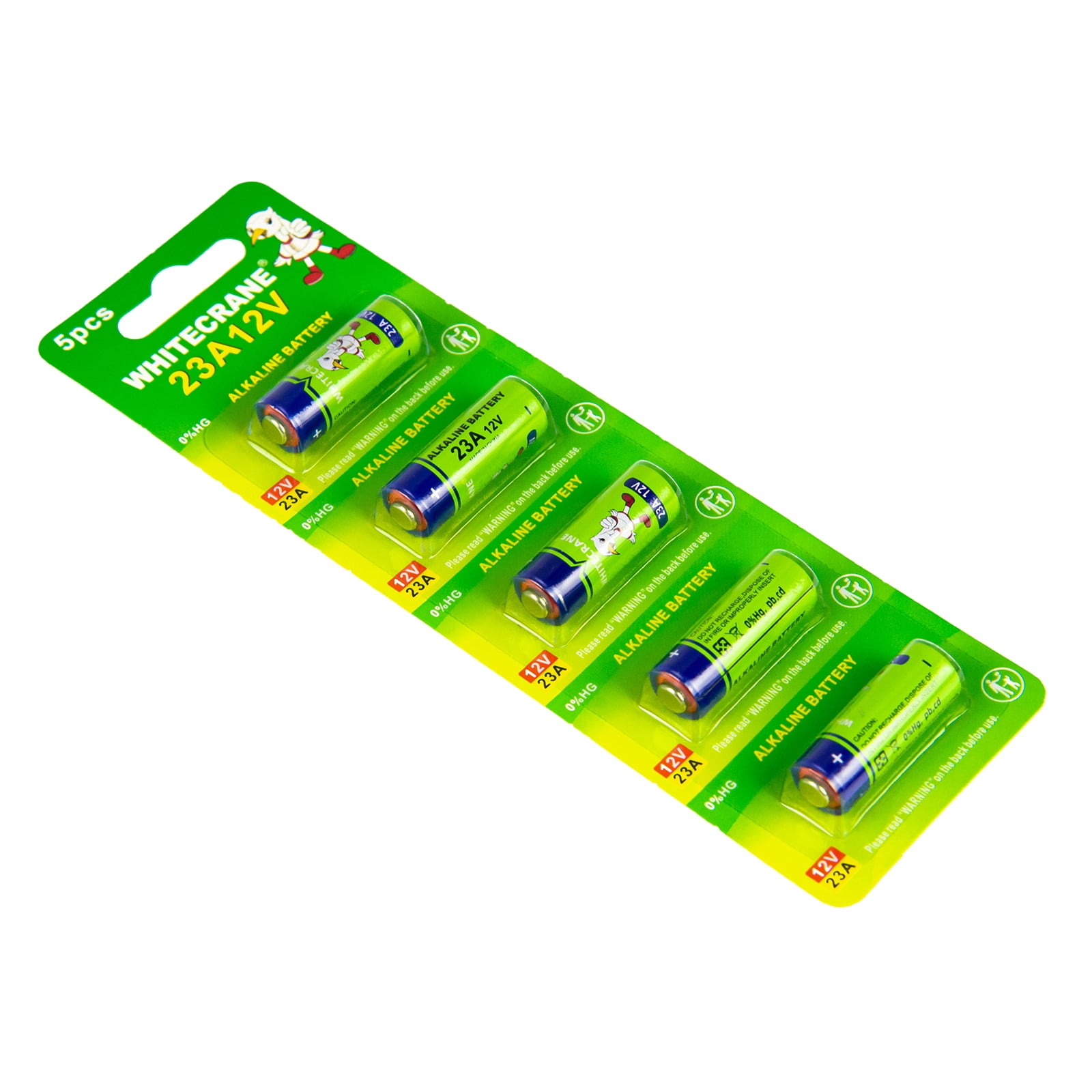 WHITECRANE 10-Pack A23 Batteries, 23A 12V Miniature Alkaline Small ...