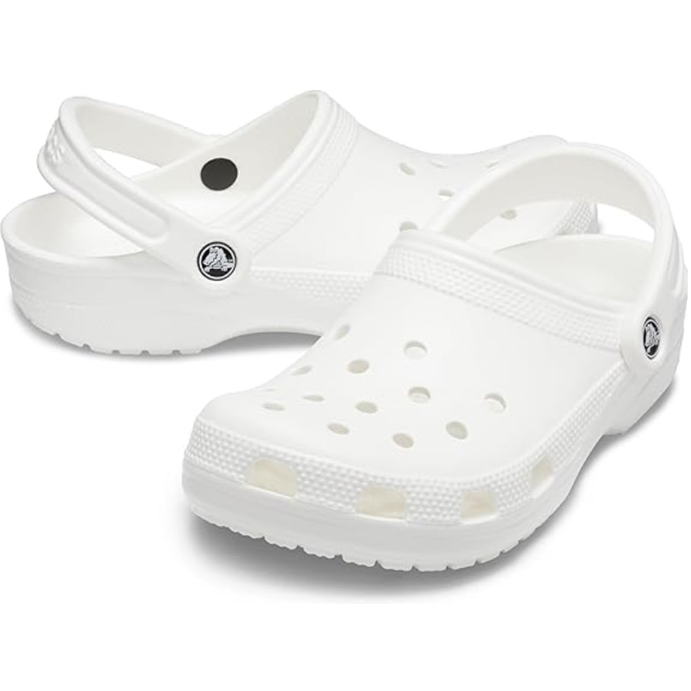 WHITECROCS Unisex-Adult Classic Clog, Clogs for Women and Men Size:M9 ...