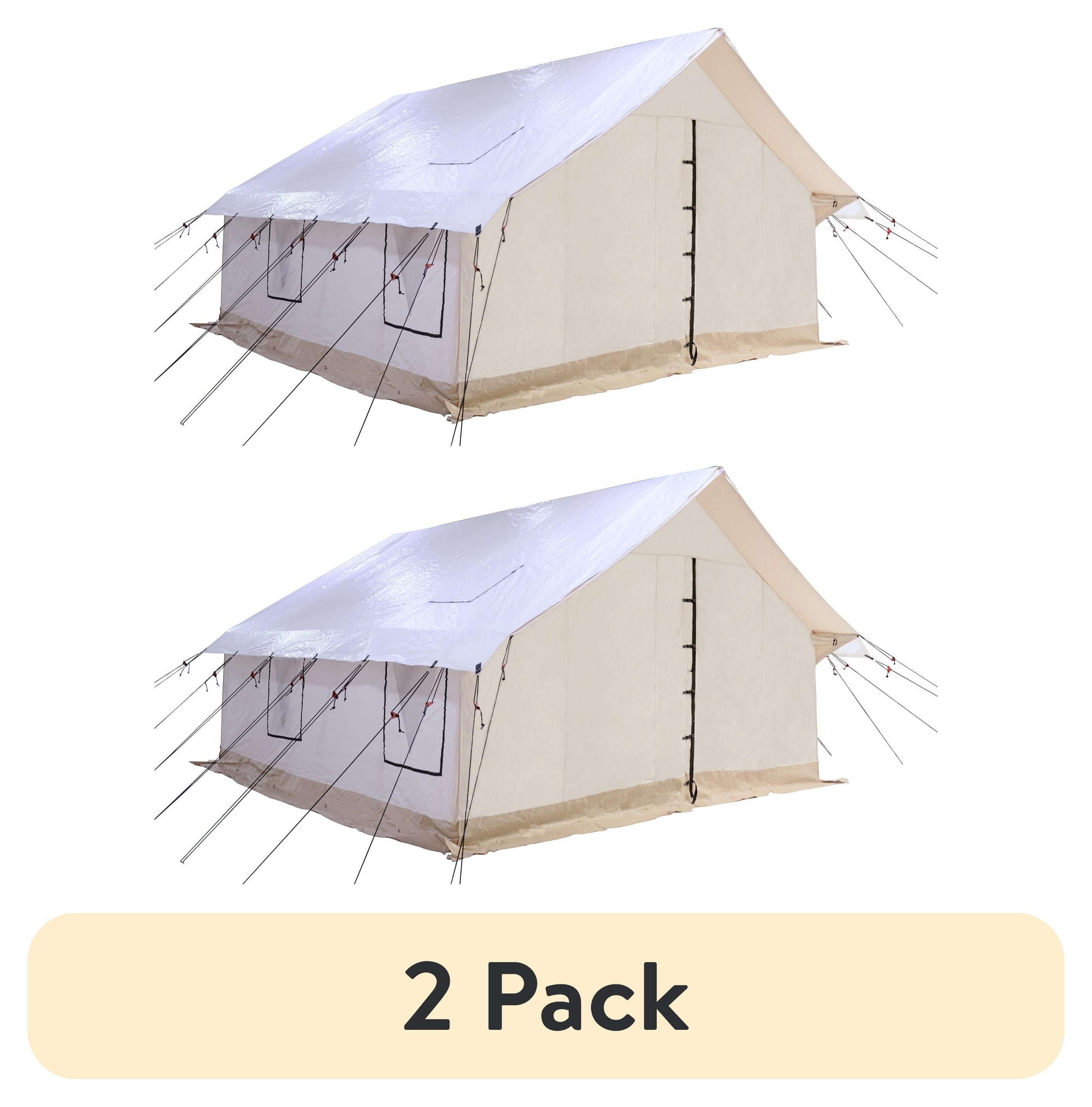 (2 pack) WHITEDUCK Waterproof Tent Flysheet Metal Runner - Walmart.com