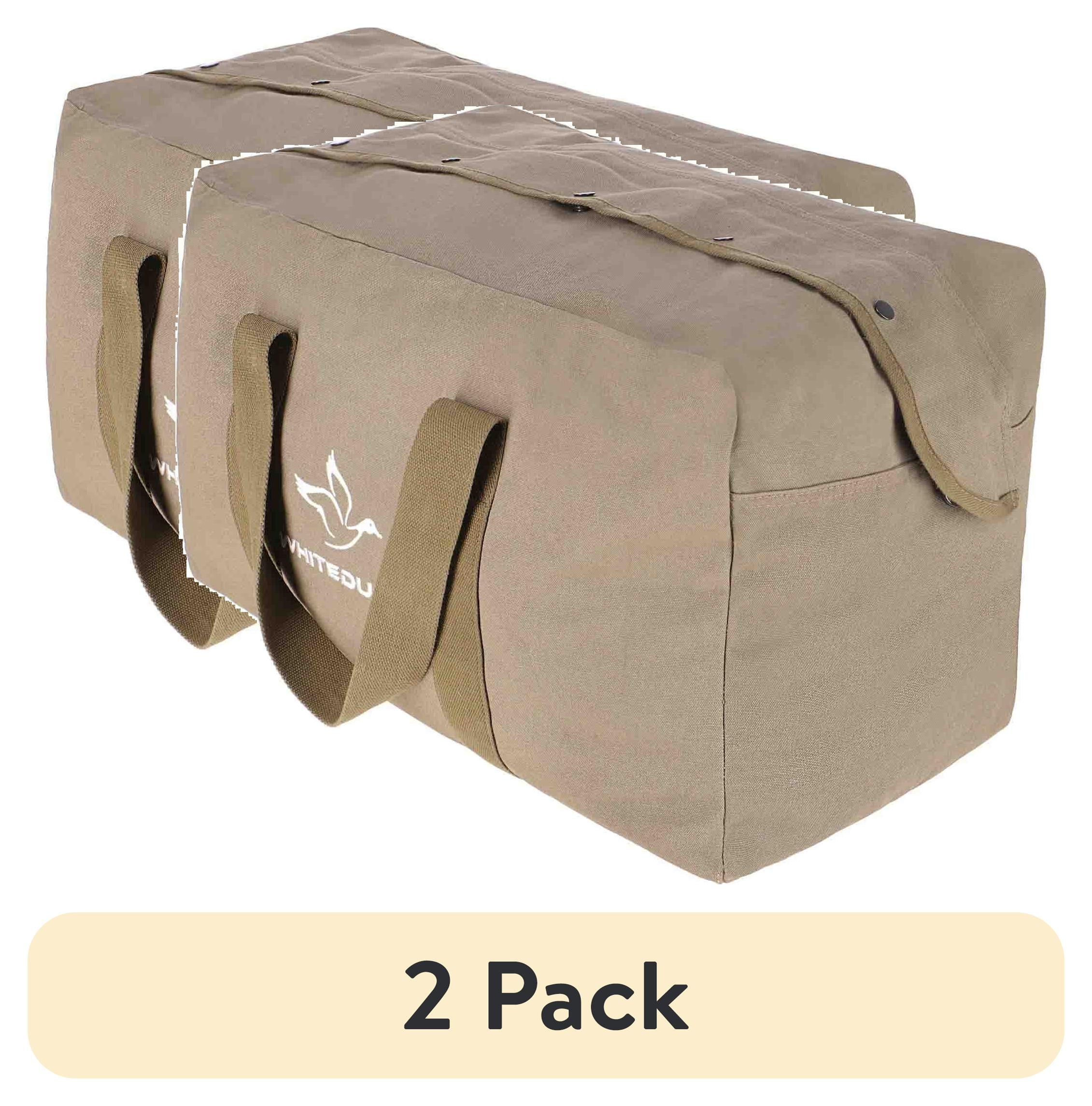 (2 pack) WHITEDUCK HOPLITE Parachute Duffel Bag, Canvas Cargo Bag with ...