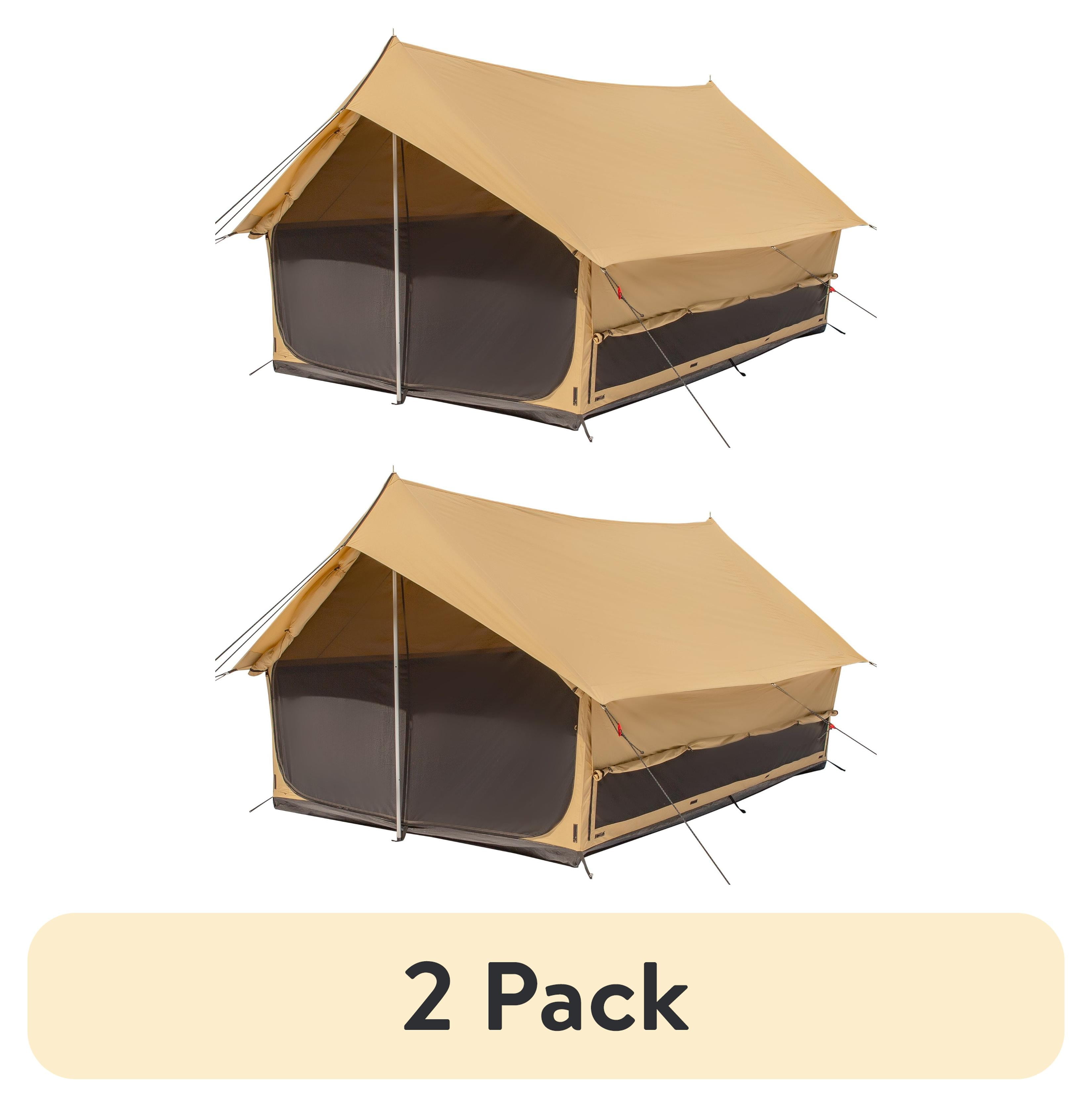 (2 pack) White Duck Outdoors Rover Canvas Scout Tent with Stove Jack ...