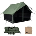 WHITEDUCK 8'x9' Canvas Tent - Waterproof Winter Camping Yurt, Stove ...