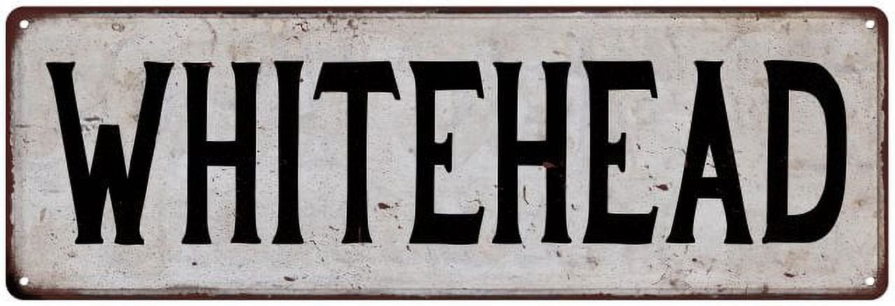 WHITEHEAD Vintage Look Gift Rustic Chic Metal Sign 6x18 206180036961 ...