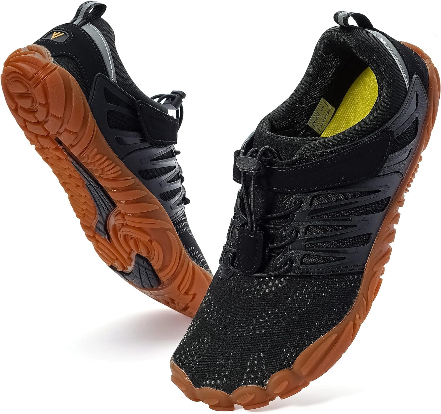 WHITIN Women's Minimalist Barefoot Shoes Low Zero Drop Trail Running 5 ...