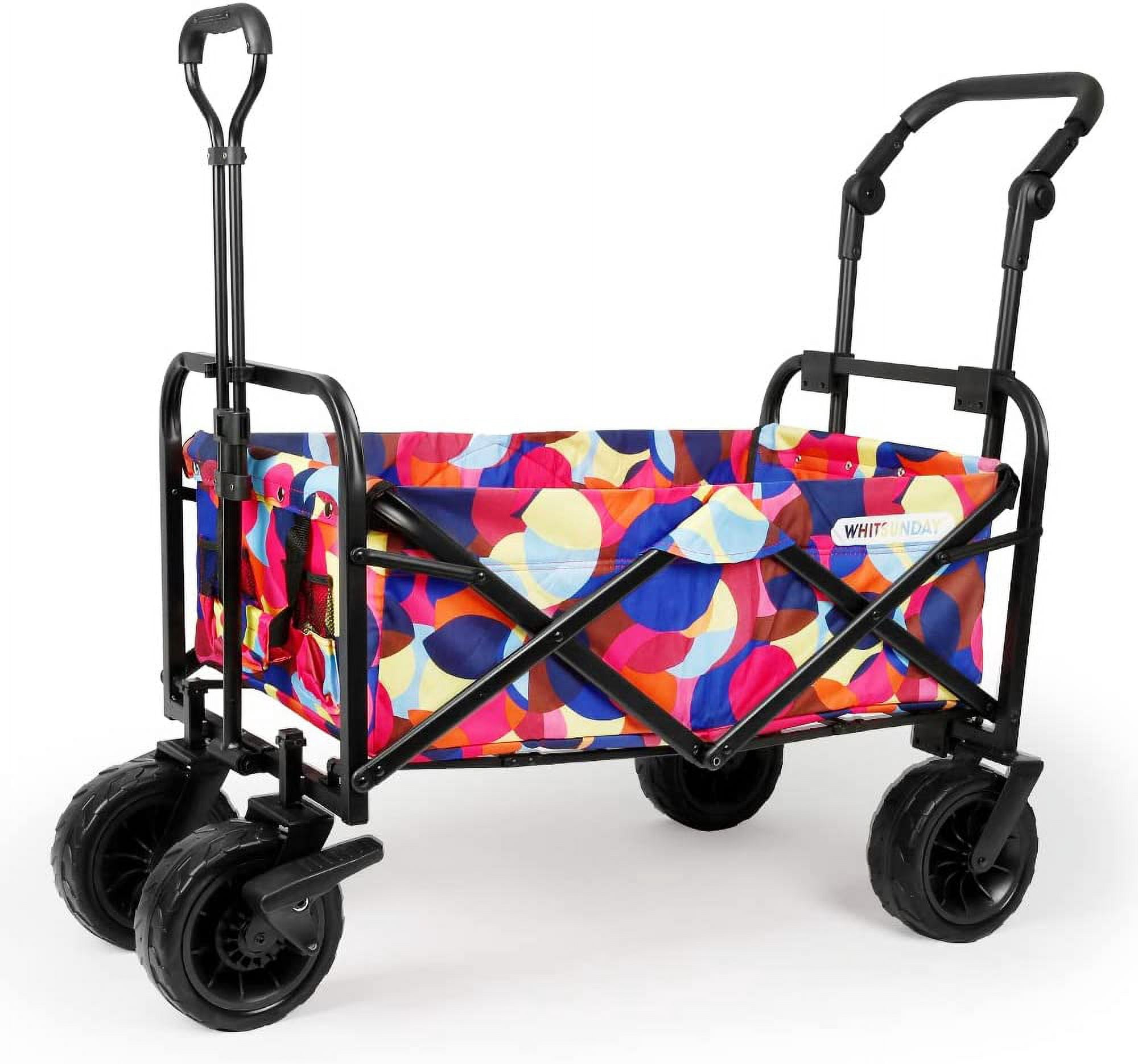 WHITSUNDAY Collapsible Folding Garden Outdoor Park Utility Wagon Picnic ...