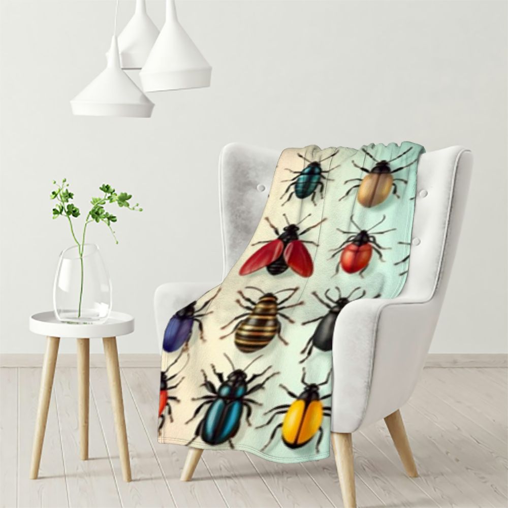 WHKANG Foldable Blanket Throw Suitable for sofa bed bedroom travel ...