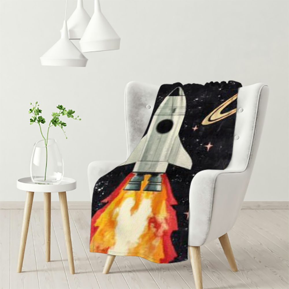 WHKANG Outer Space Blanket Kids Blanket for Boys, Constellation Solar ...