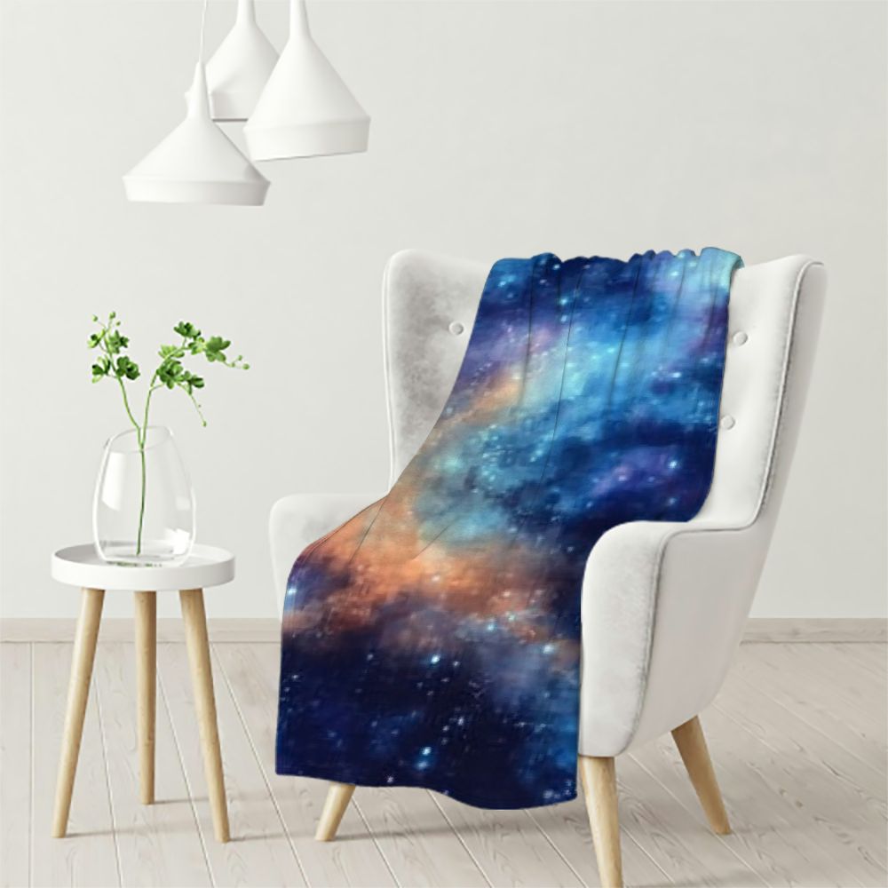 WHKANG Space Throw Blanket, Galaxy Universe Starry Night Sky Nebula ...