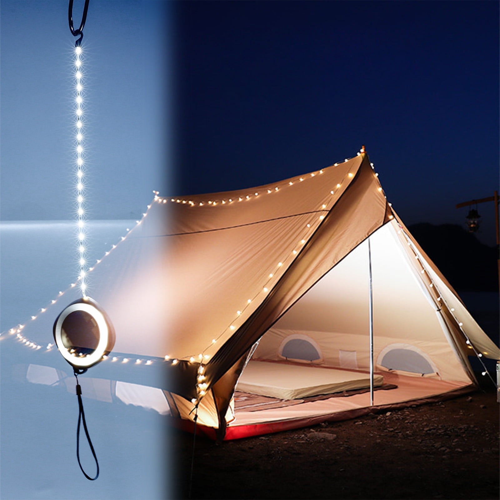 WHLBF Camper String Lights with Hook, Water Proof Led Rope Light for ...