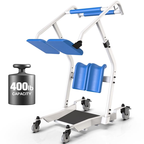 WHLICKS Upgraded Sit to Stand Patient Lift, One-Step Stand Assist Lift ...
