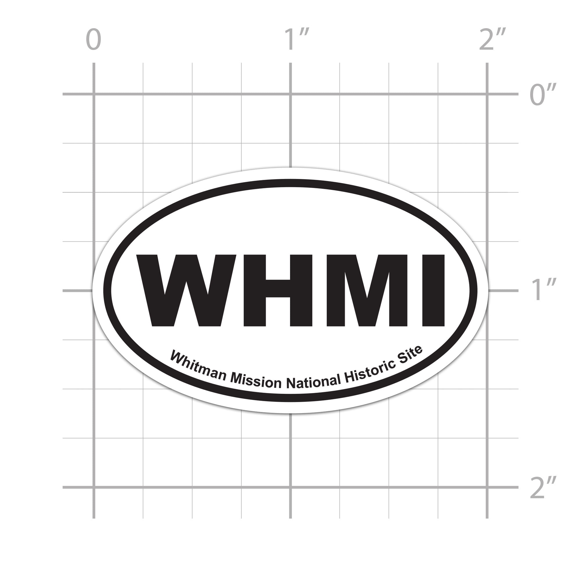 WHMI Whitman Mission National Historic Site Sticker for water bottle ...