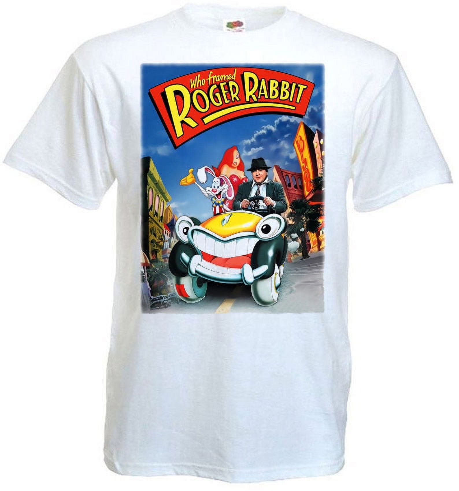WHO FRAMED ROGER RABBIT 2 Movie Poster T shirt all sizes white ...