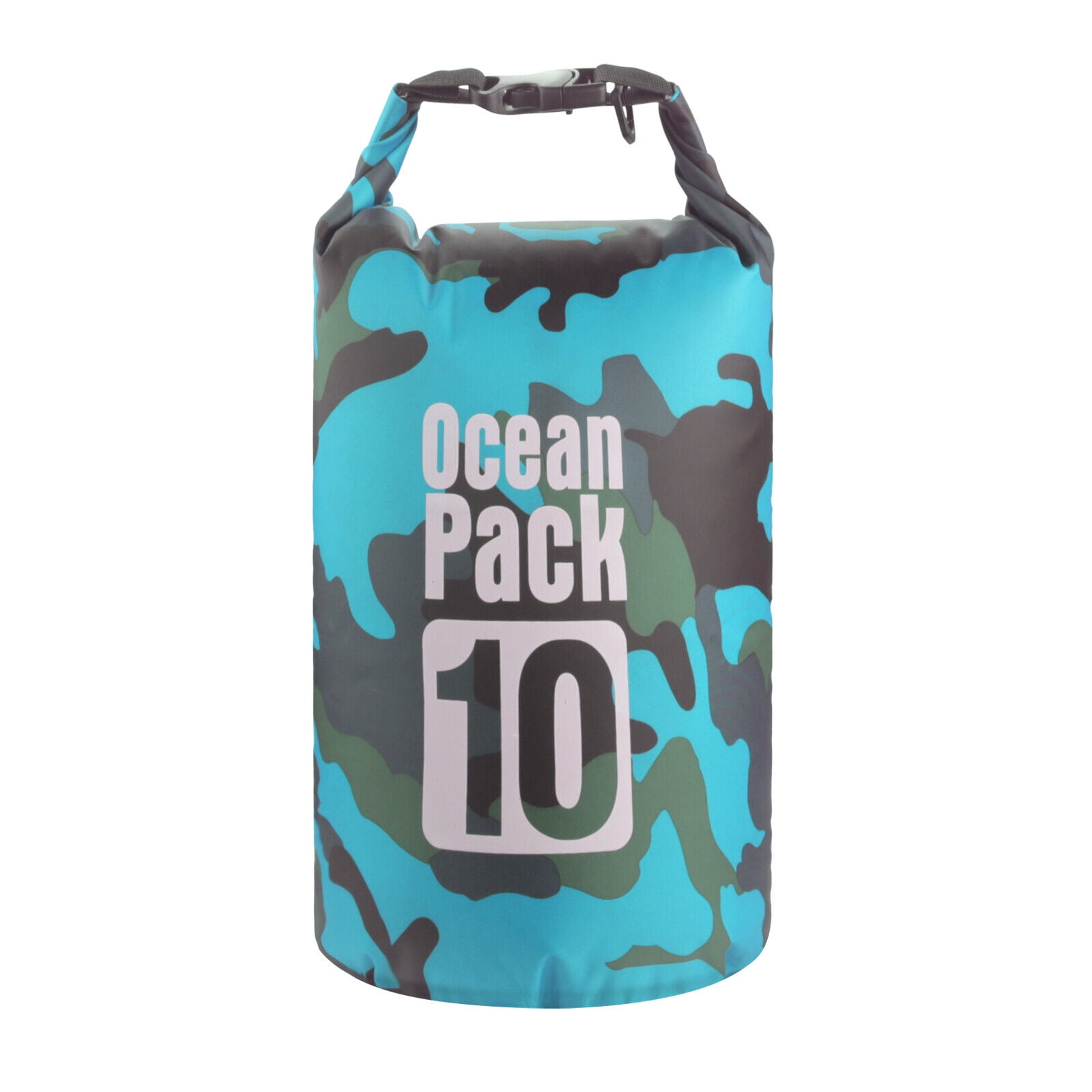 WHOLEFIRE 10L Waterproof Dry Bag Floating Roll Top Backpack Dry Storage ...