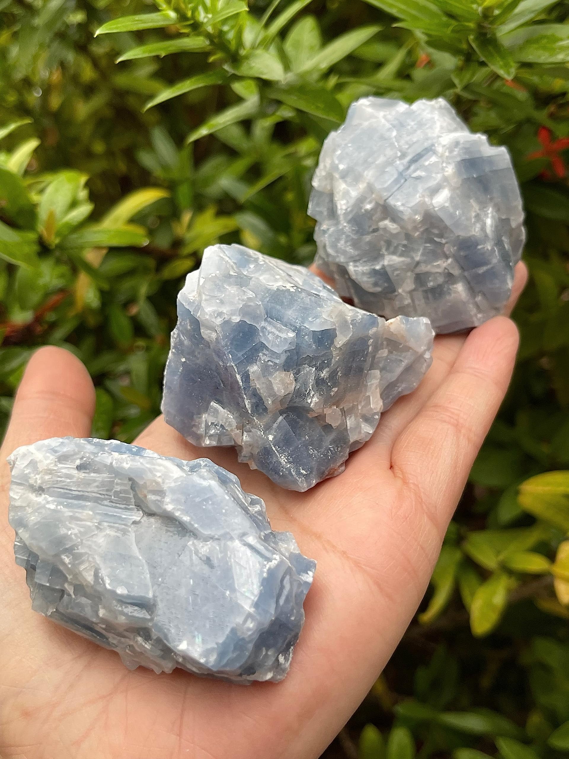 WHOLESALE Calcite Rough Natural Stones, Raw Calcite Crystals (Blue ...