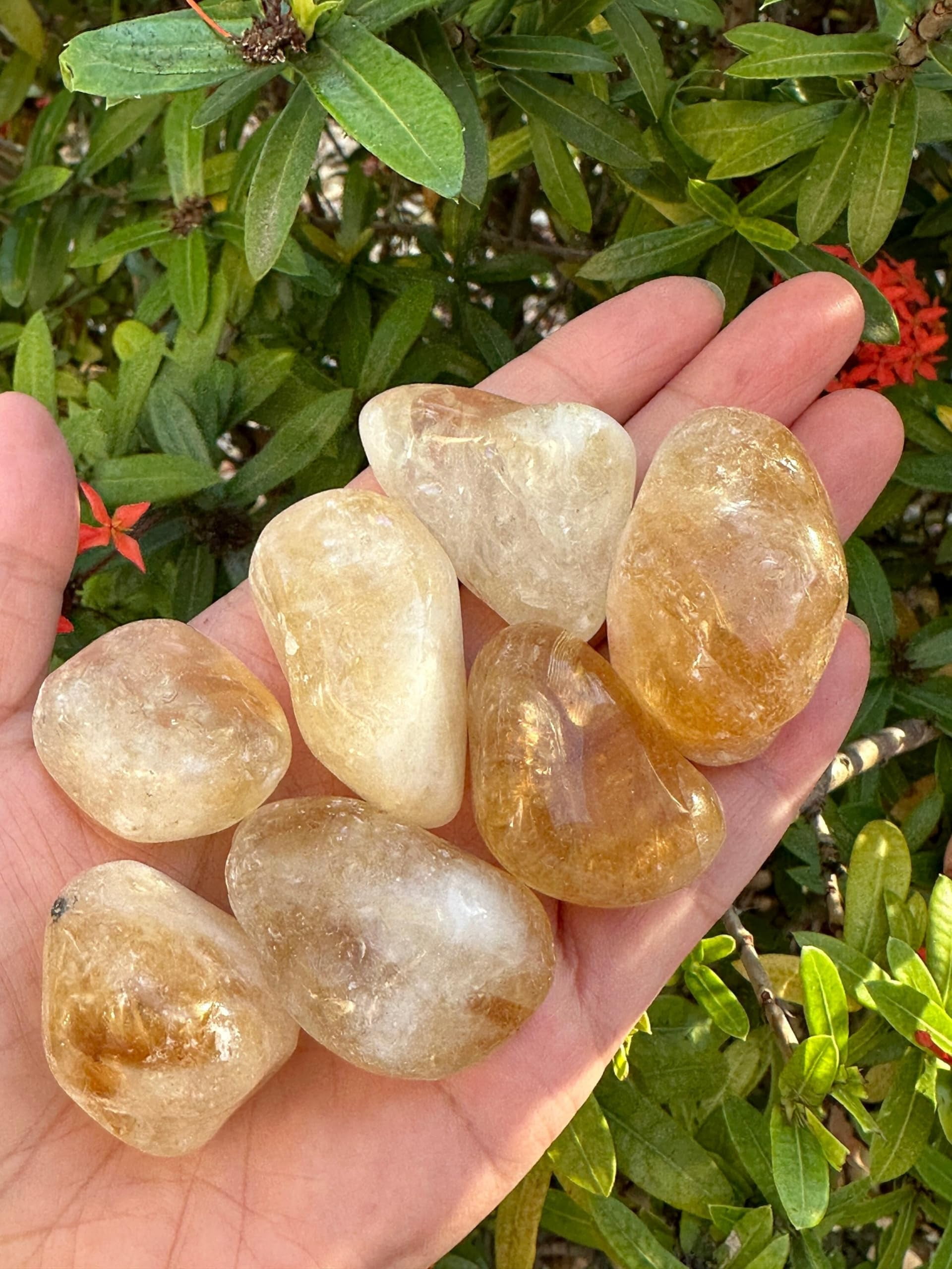 WHOLESALE Citrine Pebble, Large Citrine Tumbled Stone, Natural Polished ...