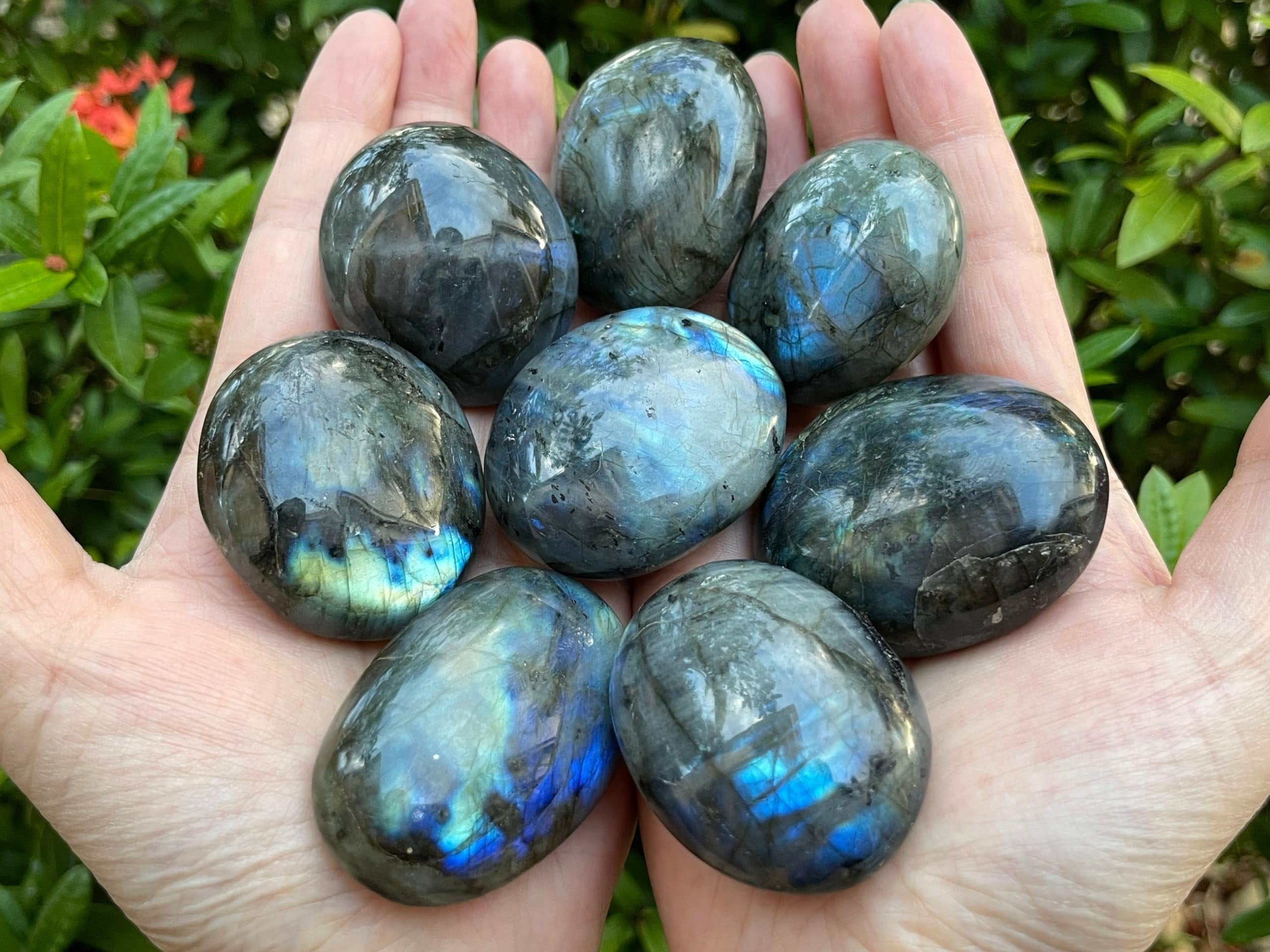 WHOLESALE Labradorite Pebble, Large Labradorite Tumbled Stone, Natural ...