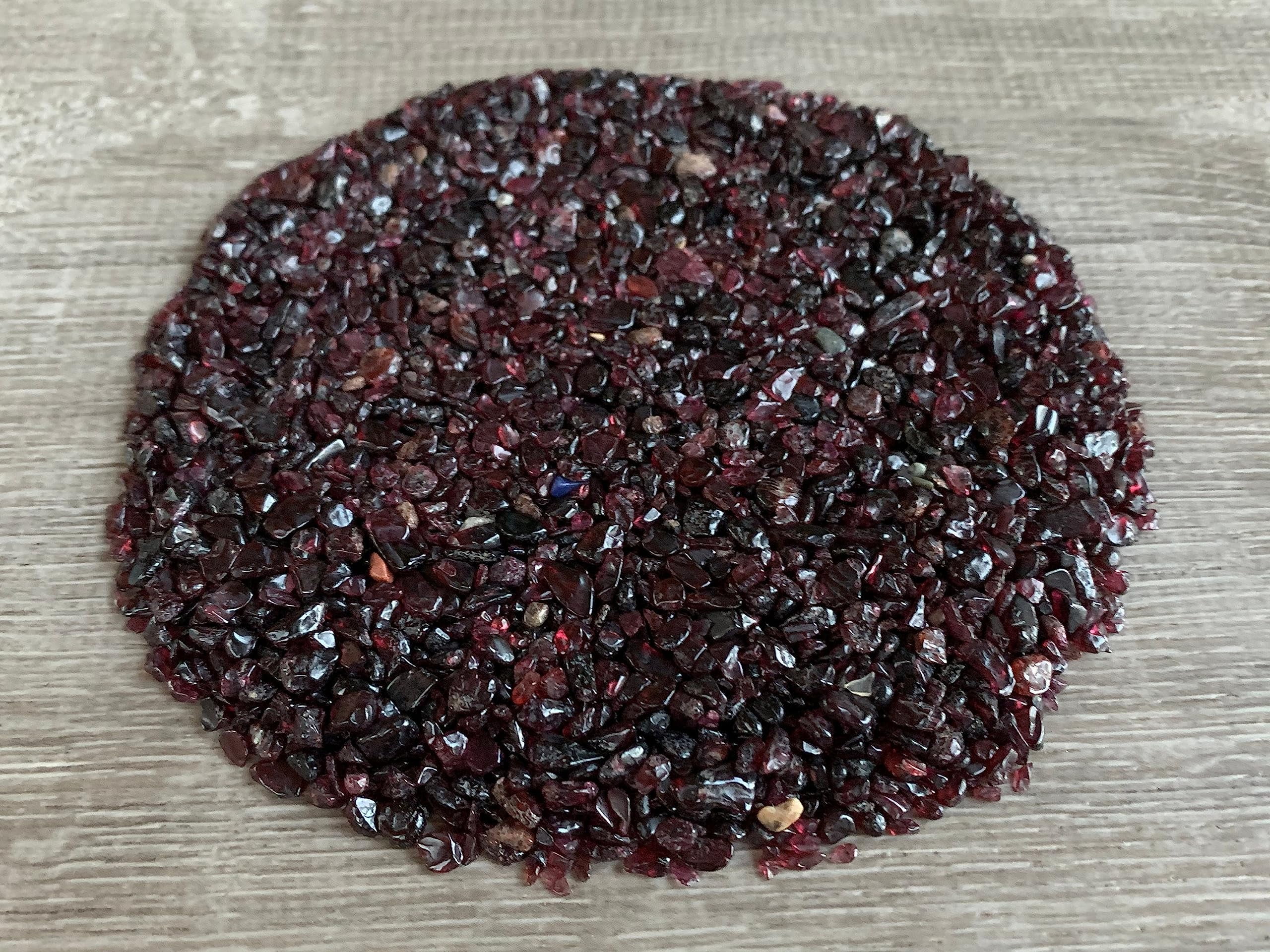 WHOLESALE Natural Semi Tumbled Garnet Gemstone Chips, Crushed Mini ...