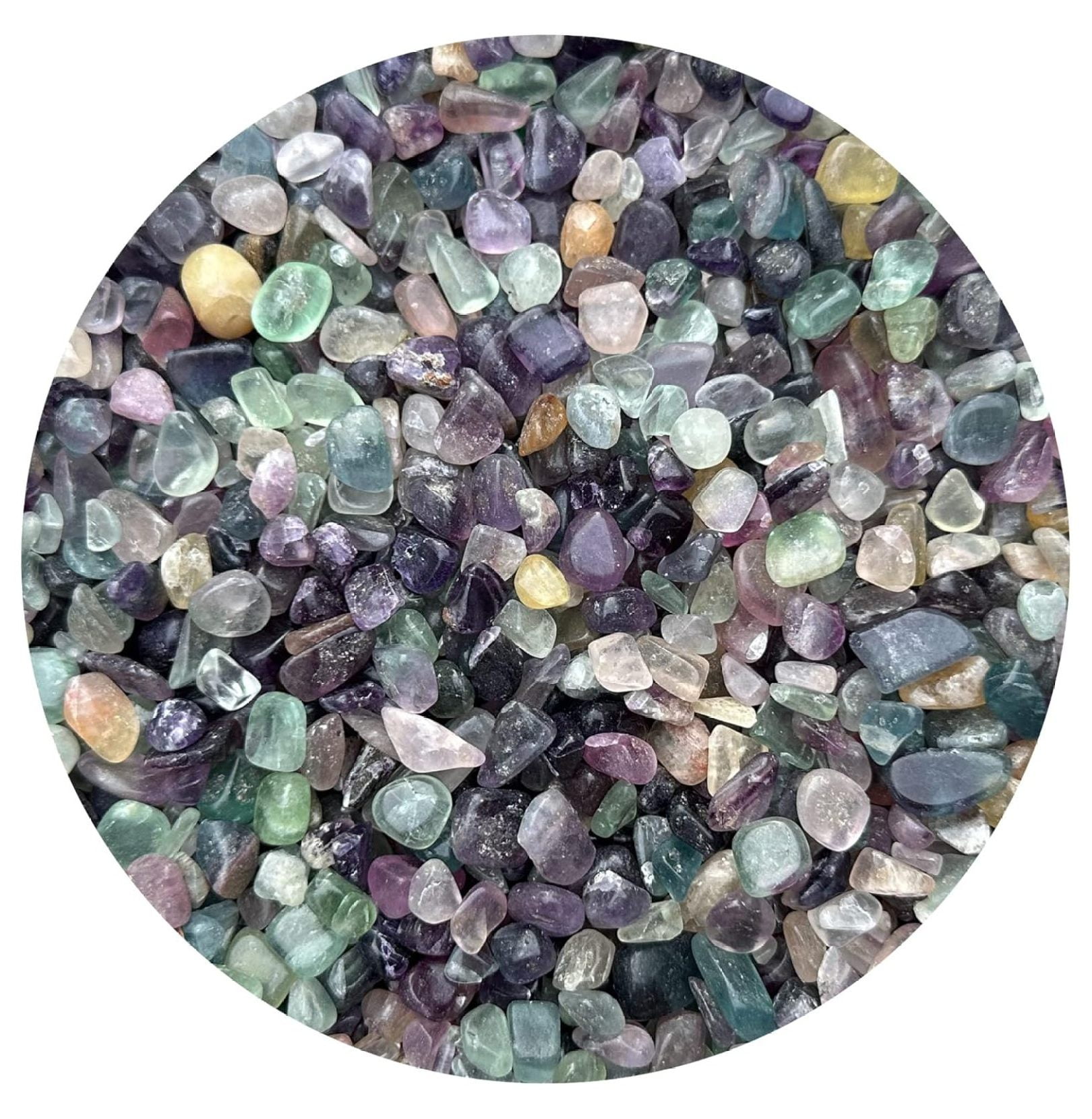 WHOLESALE Natural Semi Tumbled Gemstone Chips, Crushed Mini Crystals ...