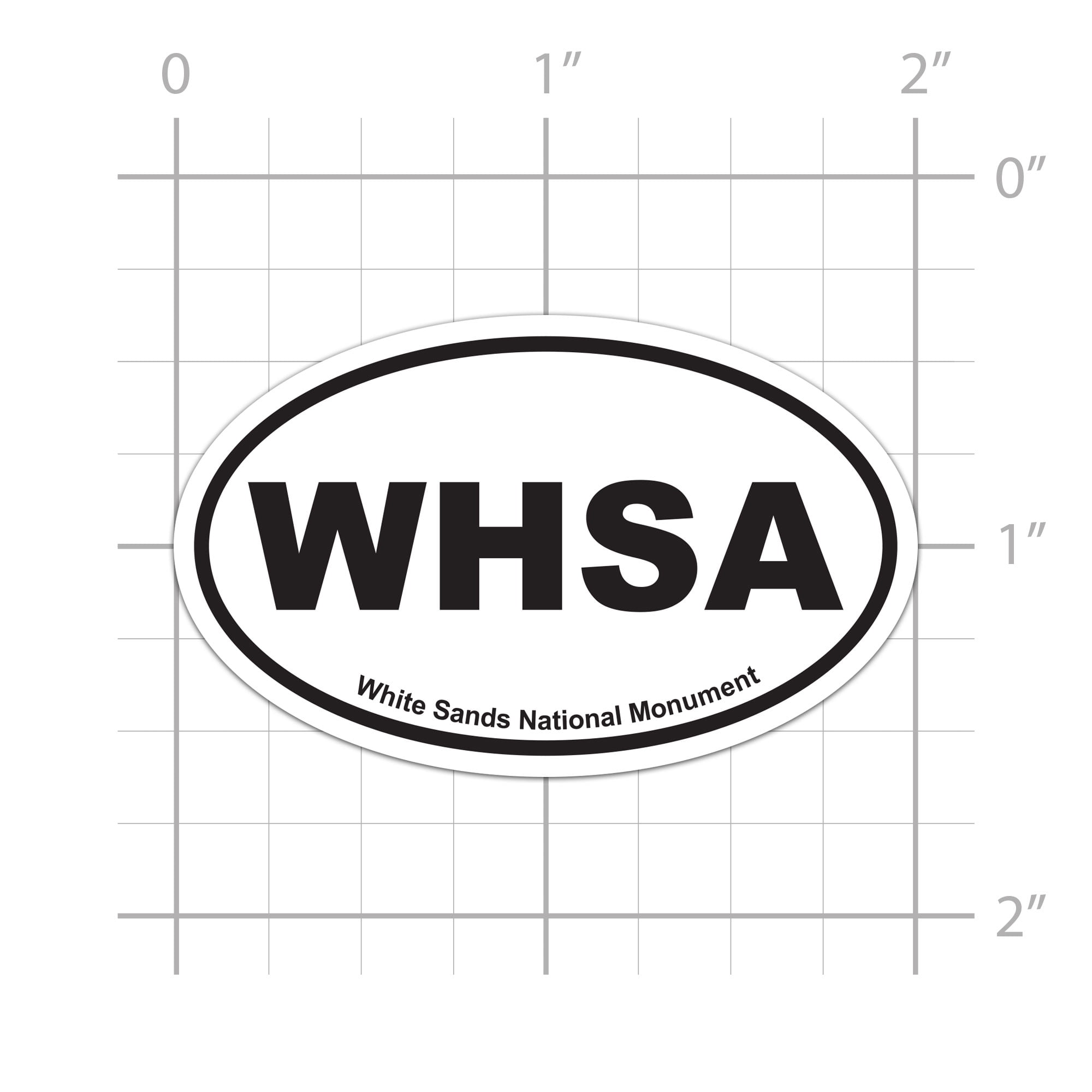 WHSA White Sands National Monument Sticker for water bottle phone ...