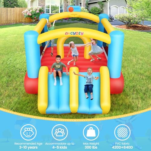 WHUBEFY Bounce House,Inflatable Bounce House for Kids with Blower ...