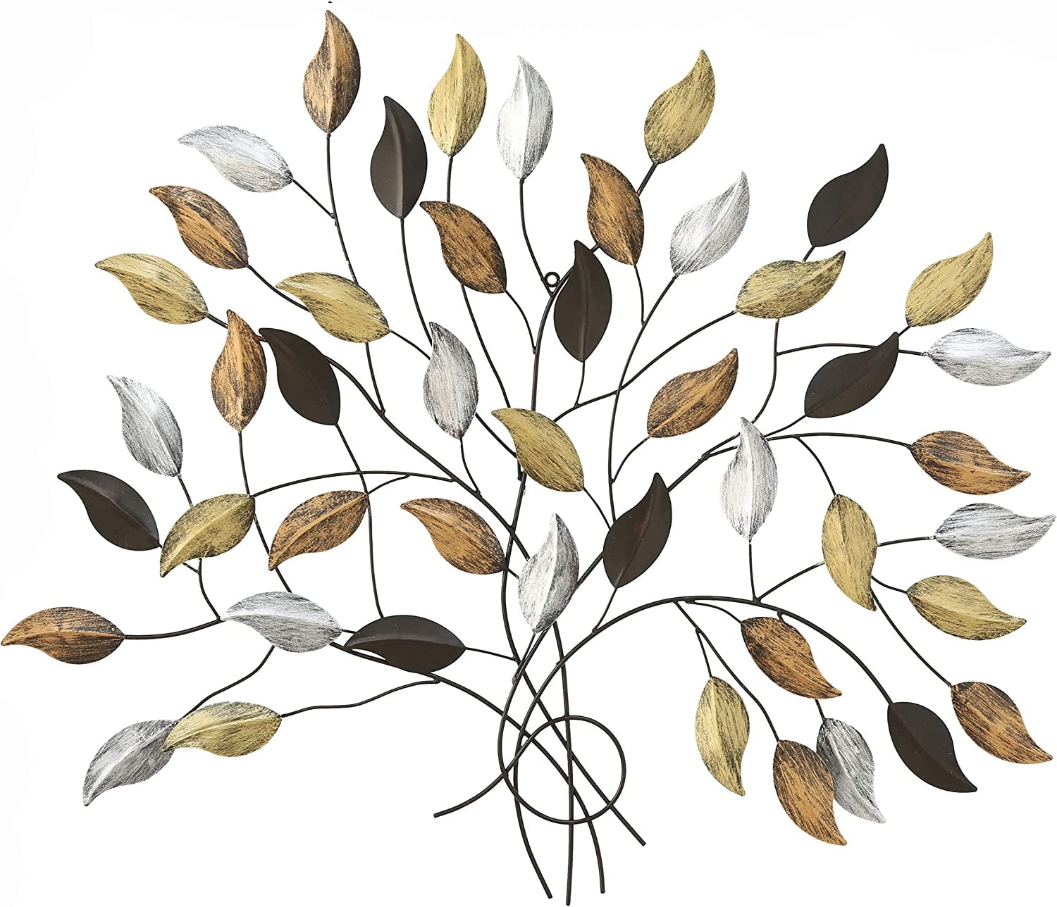 WHW Whole House Worlds Tree of Life, Wall Art, Silver, Gold and Copper ...