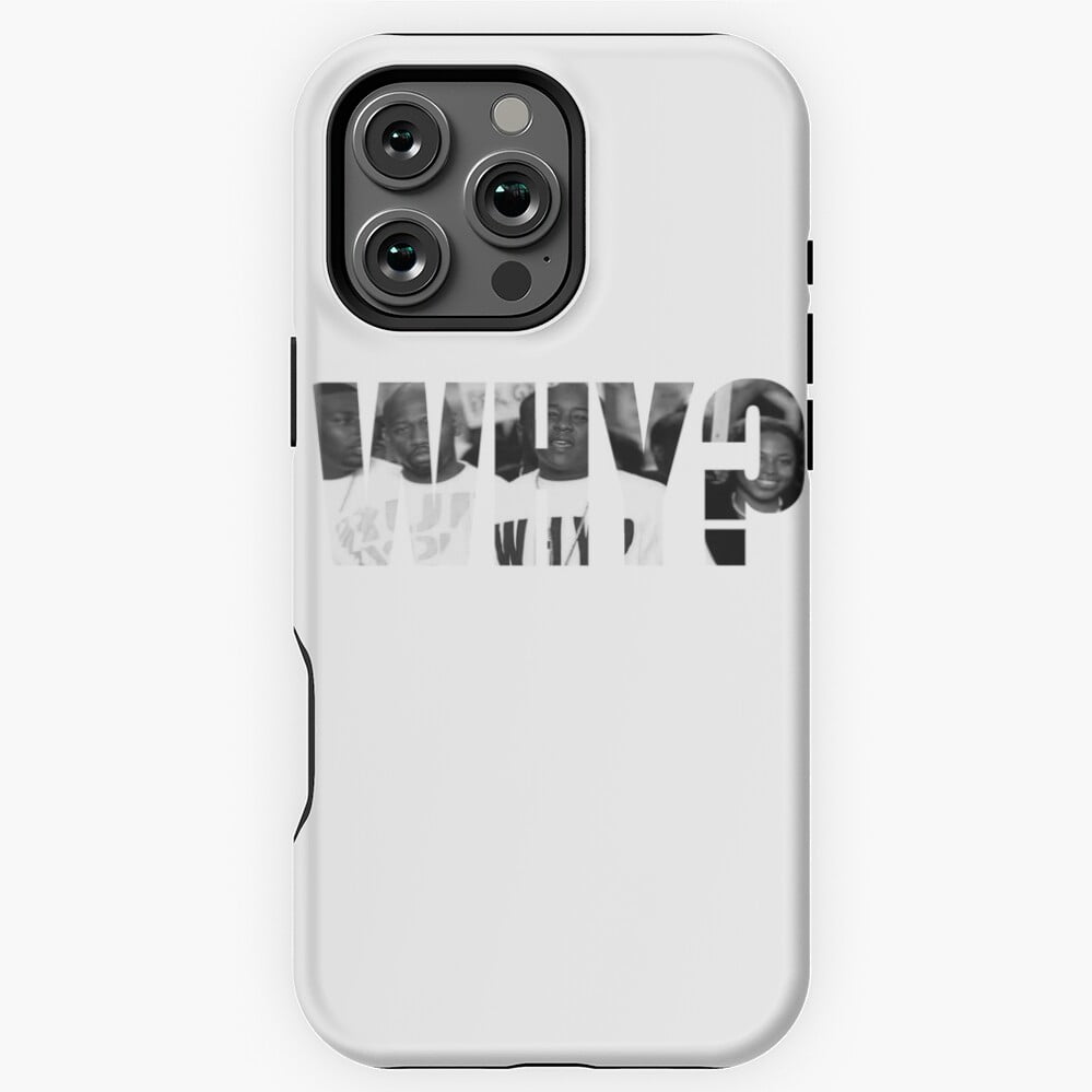 WHY Minimalist Question Mark Quote Phone Case for iPhone 16 15 14 13 12 ...