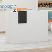 Timechee 55.1"W Rectangular Wood Reception Desk - Walmart.com