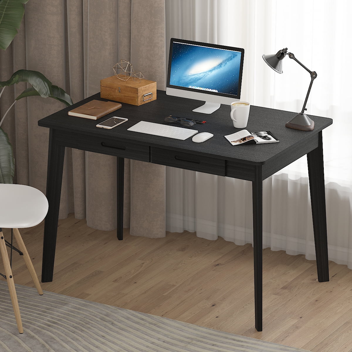 WIAWG Simple Writing Desk Simple Study Desk For Home Office Workstation ...