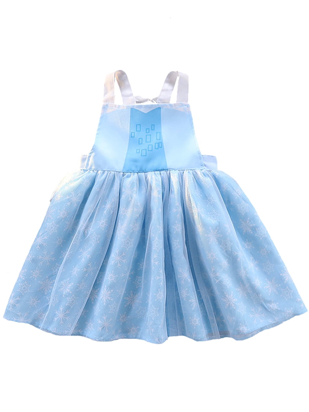 WIBACKER 1-4T Princess Dress Up Aprons Dress for Toddler Girls, Kids ...