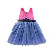 Disney Frozen Elsa Toddler Girls Gown and Headband Toddler to Big Kid ...