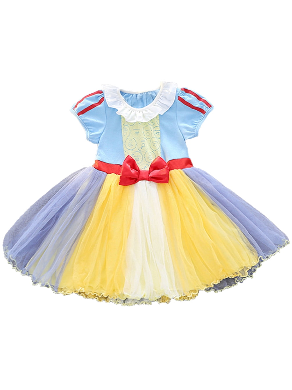 WIBACKER 1-6Y Toddler Girls Princess Costumes Dresses Fancy Dress Up ...