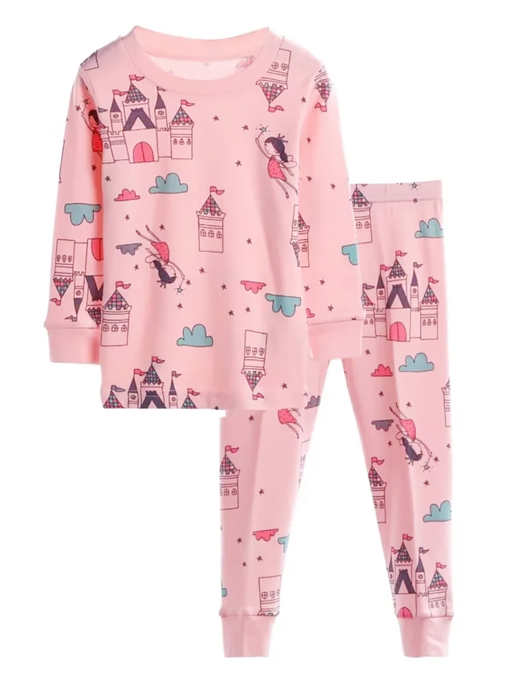 WIBACKER 1-7 Years Toddler and Little Girls' Long Sleeve Top and Pants ...