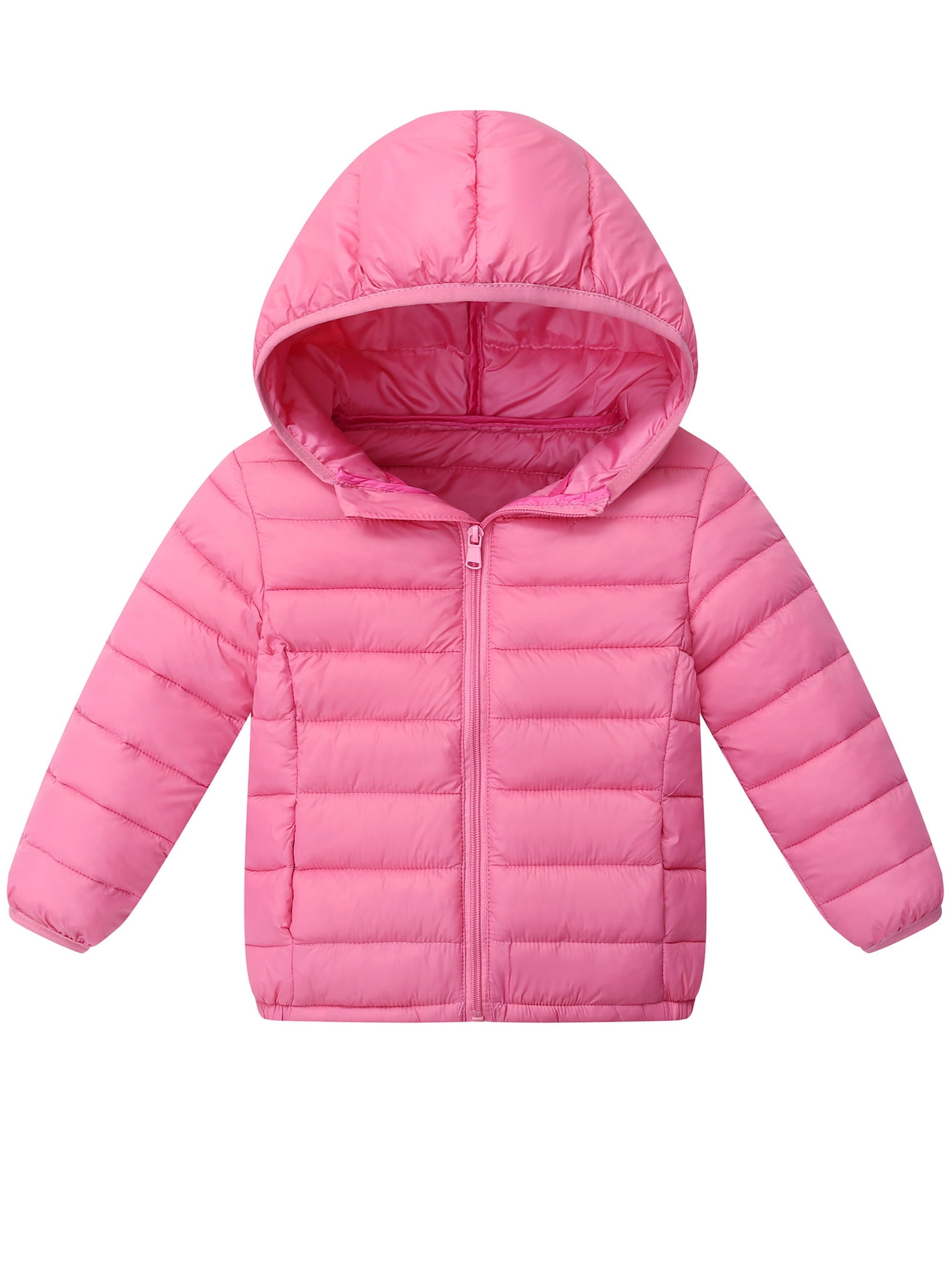 WIBACKER 2-10T Kids Girls Outerwear Coat Baby Winter Hooded Puffer ...
