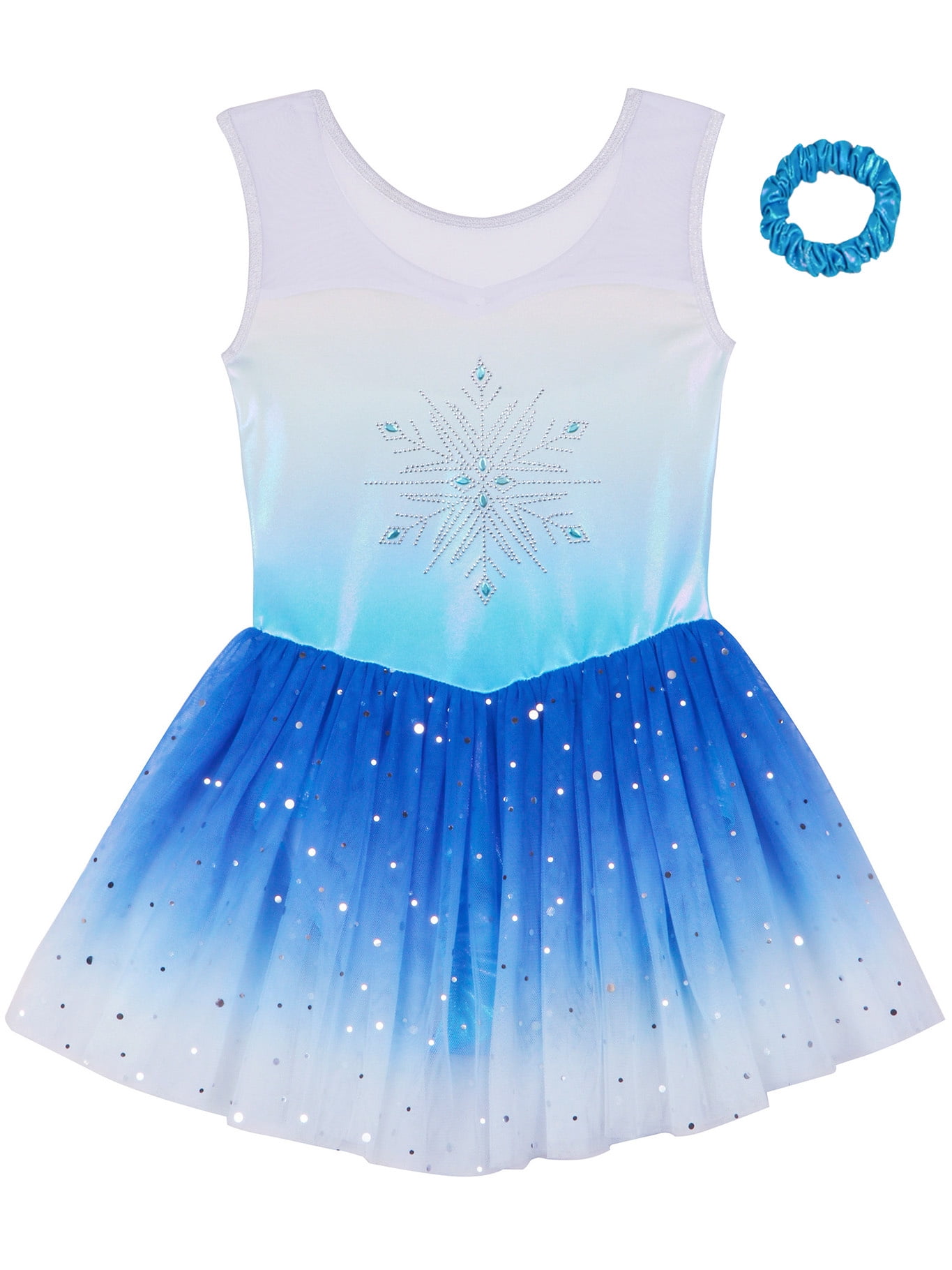 WIBACKER 3-12Y Sleeveless Gymnastics Ballet Leotard with Skirt for ...