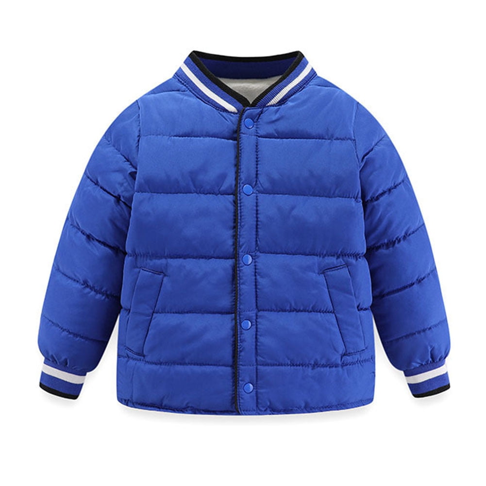 WIBACKER 3-8Y Child Warm Lightweight Puffer Jacket Bomber Down Coat ...