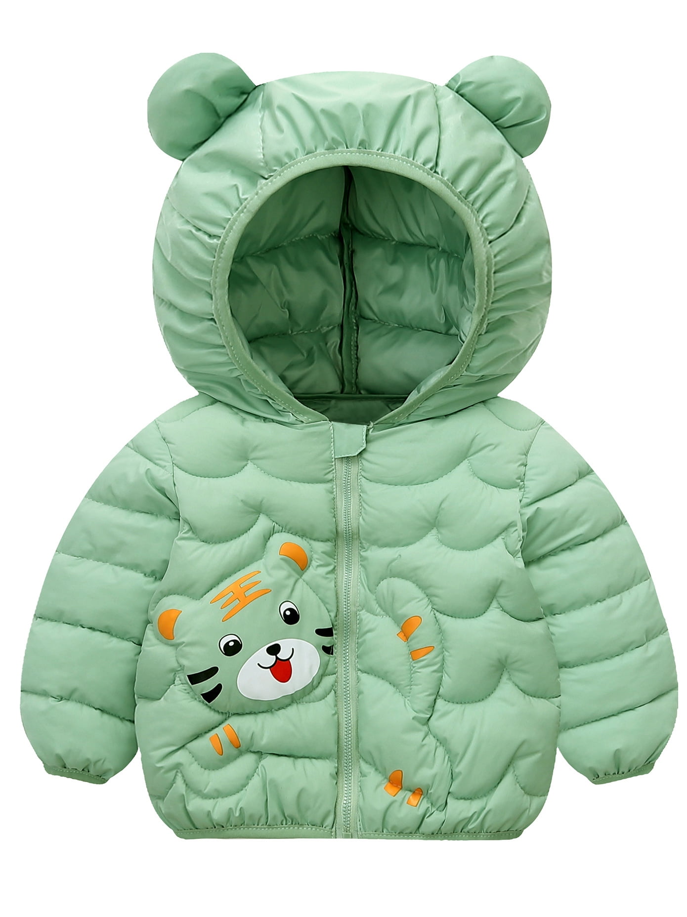WIBACKER Baby Boys Girls Winter Coats Toddler Tiger Hoods Down Jacket ...