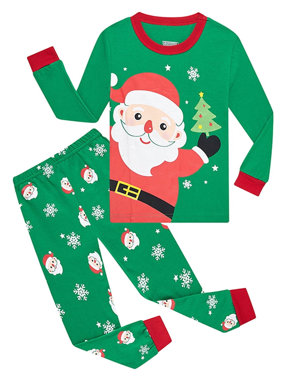 WIBACKER Christmas Pajamas Sets for Boys Girls Kids Pj 2 Piece Set ...