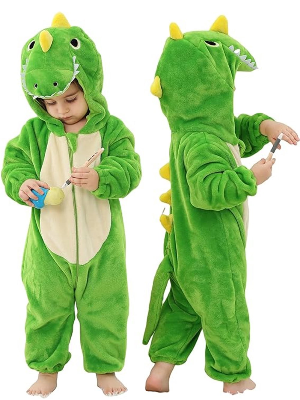 WIBACKER Infant Toddler Dinosaur Animal Fancy Dress Costume Baby Winter ...