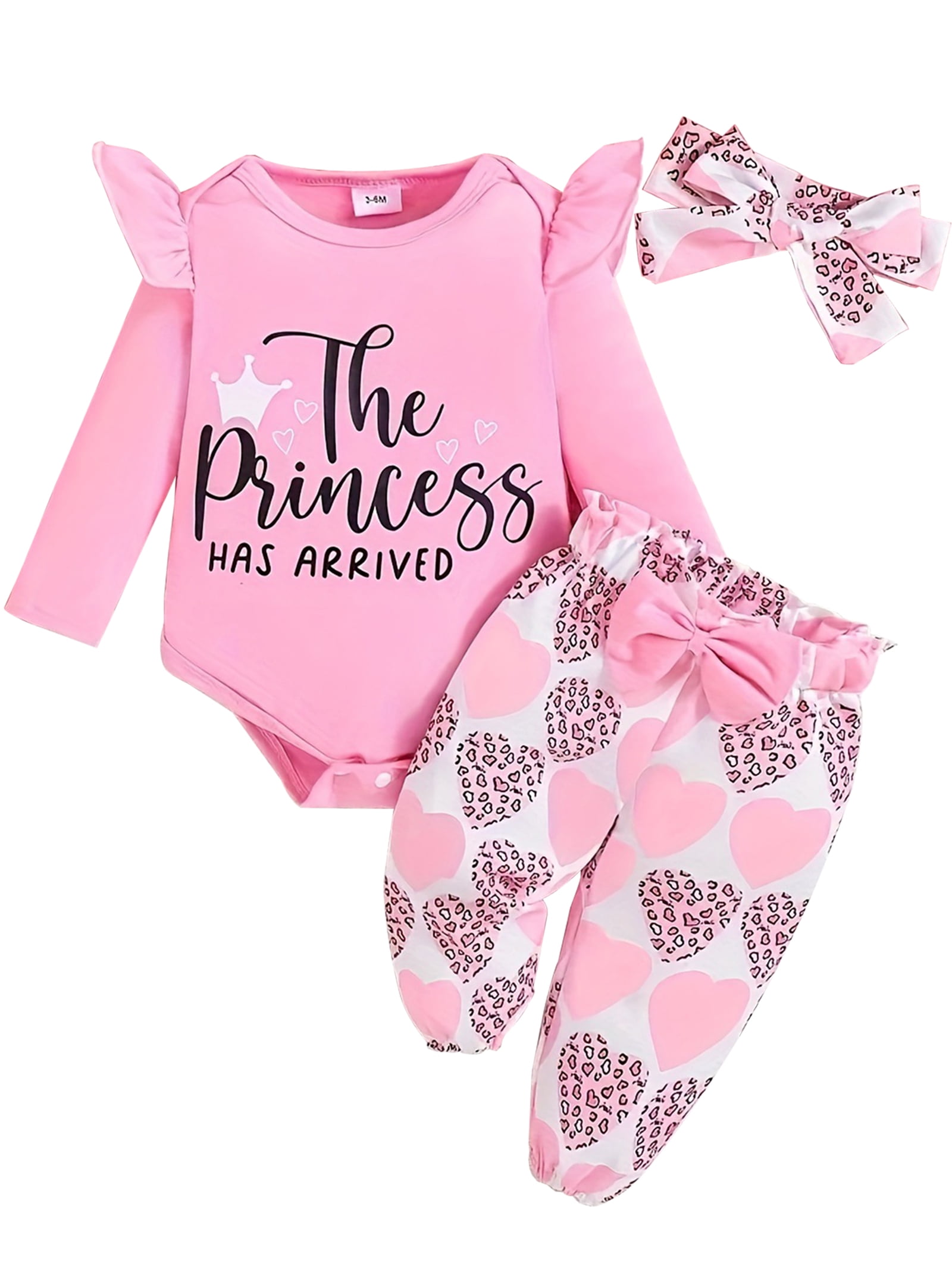 WIBACKER Princess Has Arrived Newborn Outfit Baby Girl Going Home ...