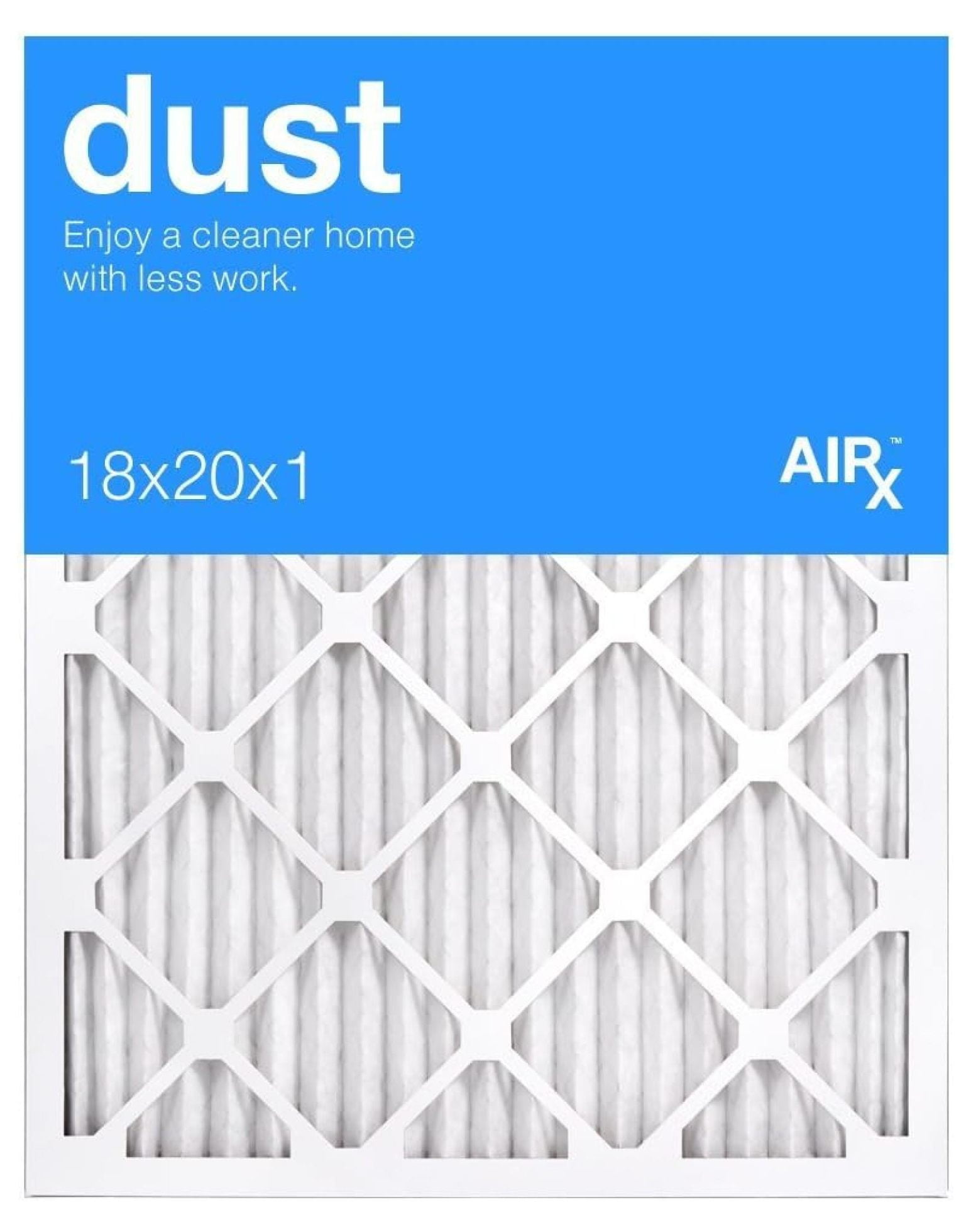 WICKED CLEAN AIR. DUST 18x20x1 MERV 8 Pleated Air Filter - Made in the ...