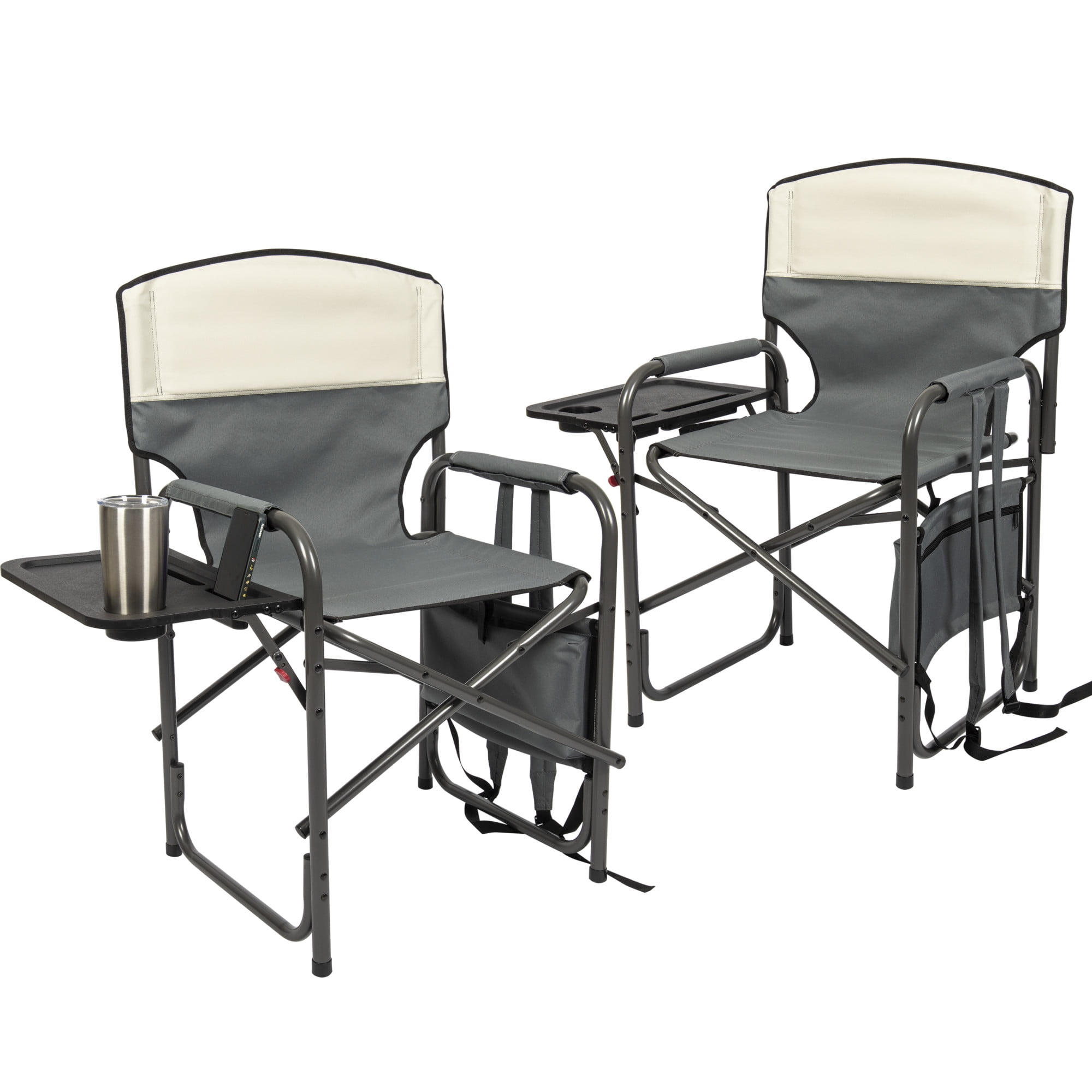 Rio Brands Set of 2 Broadback Compact Design Directors Outdoor Folding ...