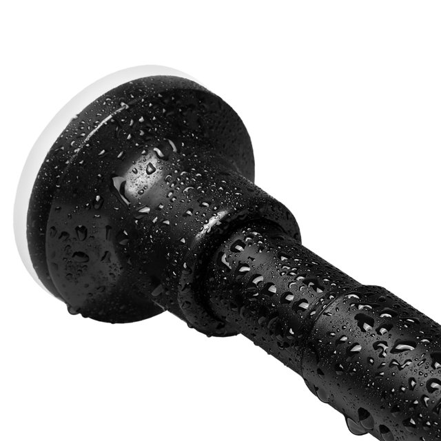 WIDYANA Never Rust, Drill-Free, Adjustable 31-52 inches Matte Black ...